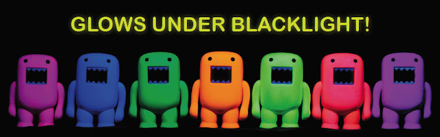 4-inch Raver Domos Glow Under Blacklight! ~ Tenacious.Ninja - Art Toy Blog