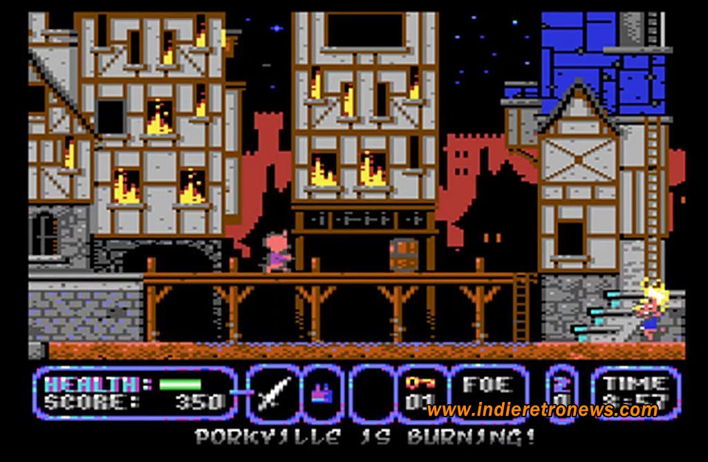 Indie Retro News: A Pig Quest - This upcoming C64 game by Antonio ...