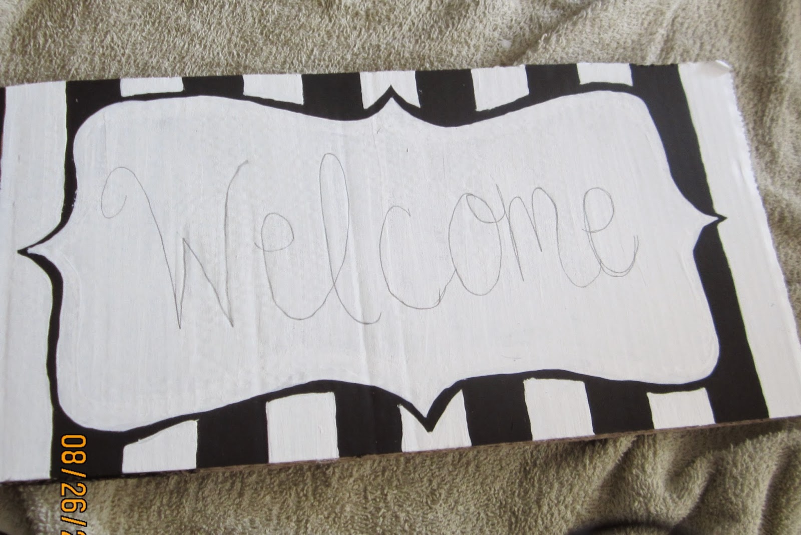 just a simple housewifee: easy CHEAP diy sign