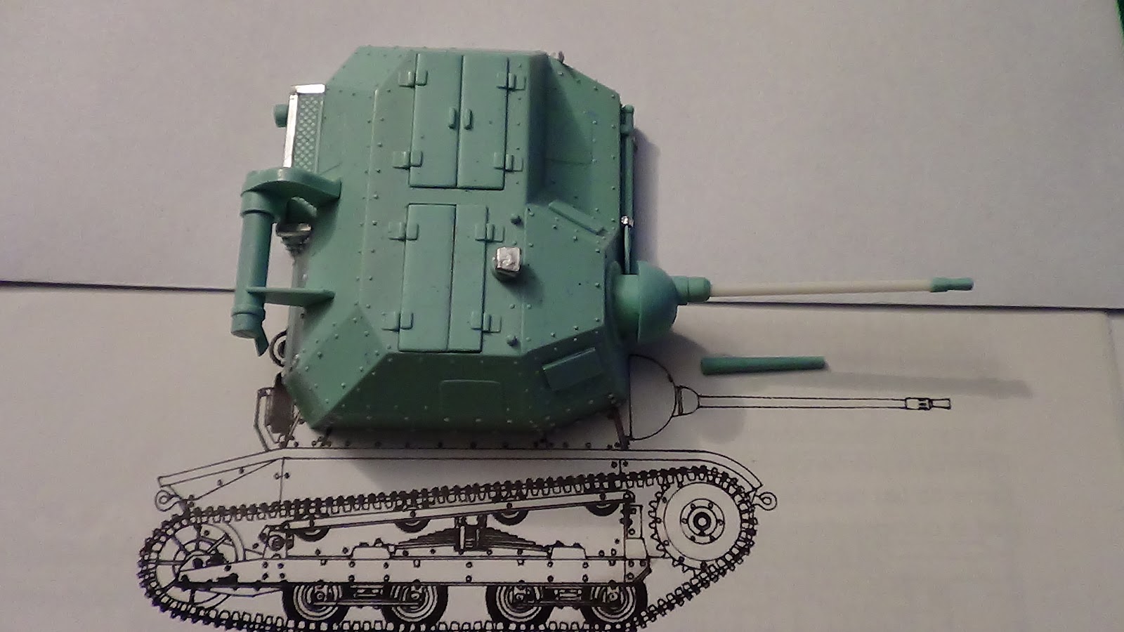 Size's military scale models: Polish TKS tankette with 20 mm FK cannon ...