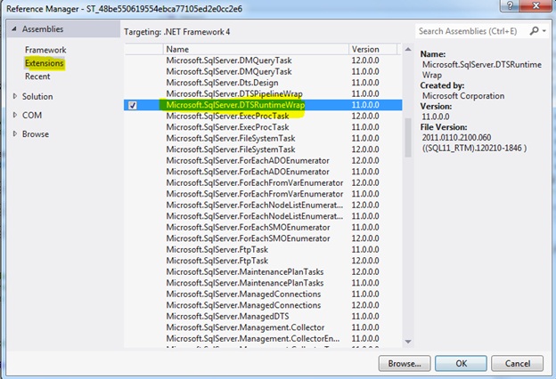 Microsoft Business Intelligence: Reading Connection string from OLEDB ...