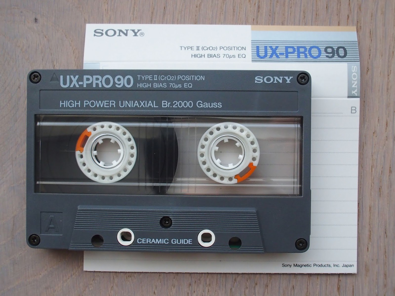 Audiochrome: Cassette tape measurements: Sony CD-Alpha, UCX, UCX-S, UX ...