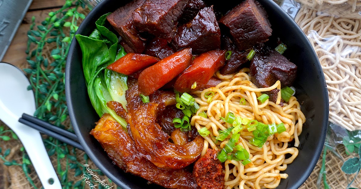 Say My Kitchen: Cantonese Stewed Beef & Pork Tendon Noodles 广式牛腩猪筋干拉面