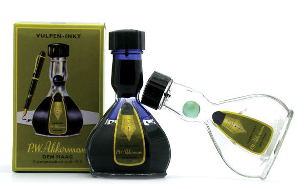 Verpakkingsglas van Toen: Knikker (inkt) Fles - H. van Gimborn N.V ...