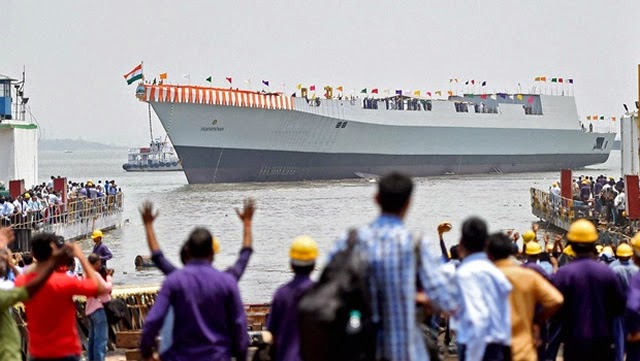 GreenDef: First Indian Navy Project 15B - Visakhapatnam-class Destroyer ...