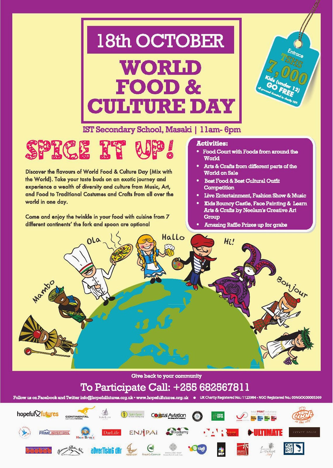 Event: World Food & Culture Day ~ Msongo