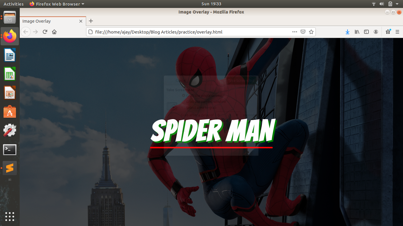 How to create a image overlay effect using HTML and CSS? - MTH Schools