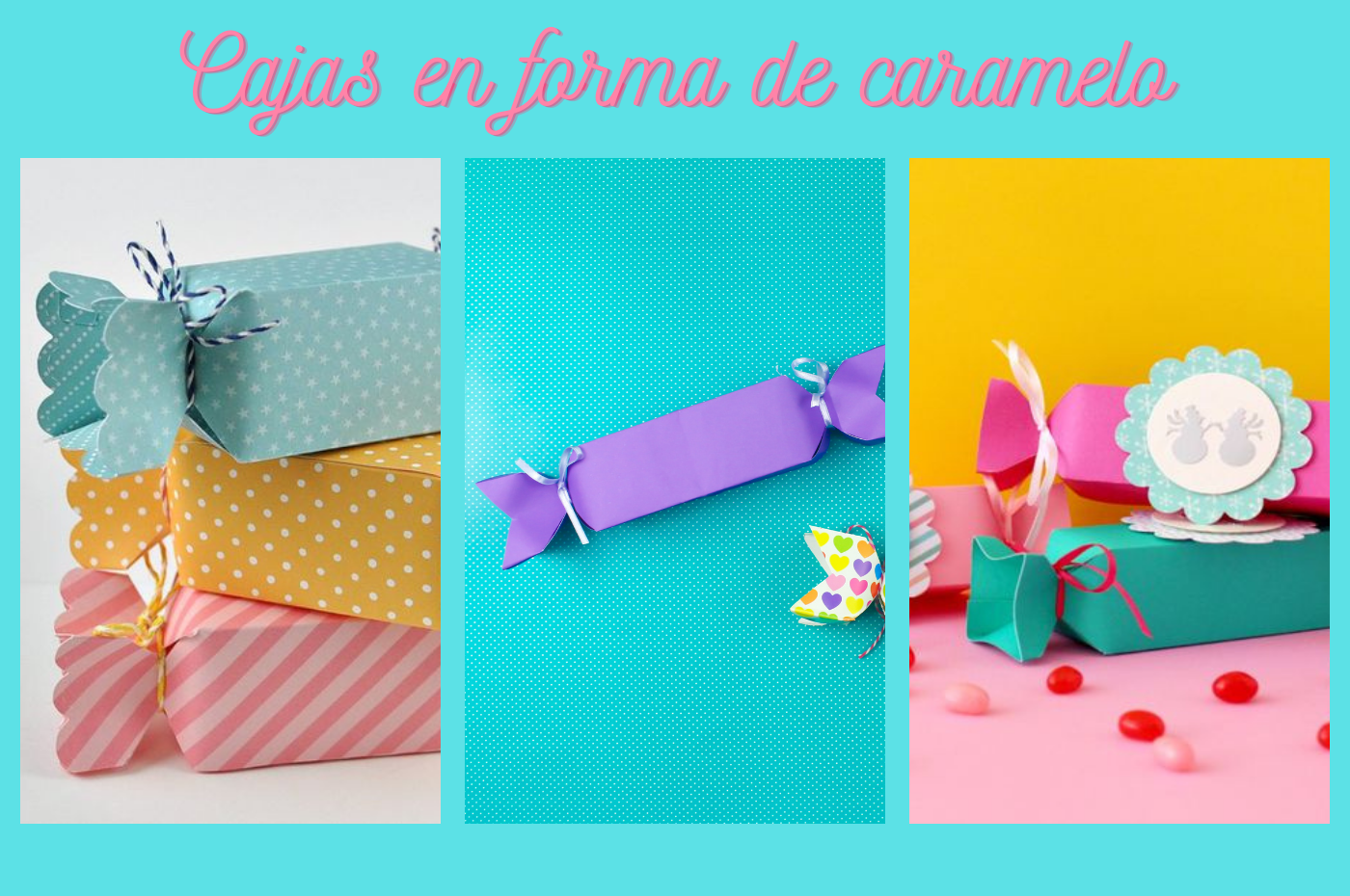 DIY - Cajas en forma de caramelo 🍬 | PartyPop DIY