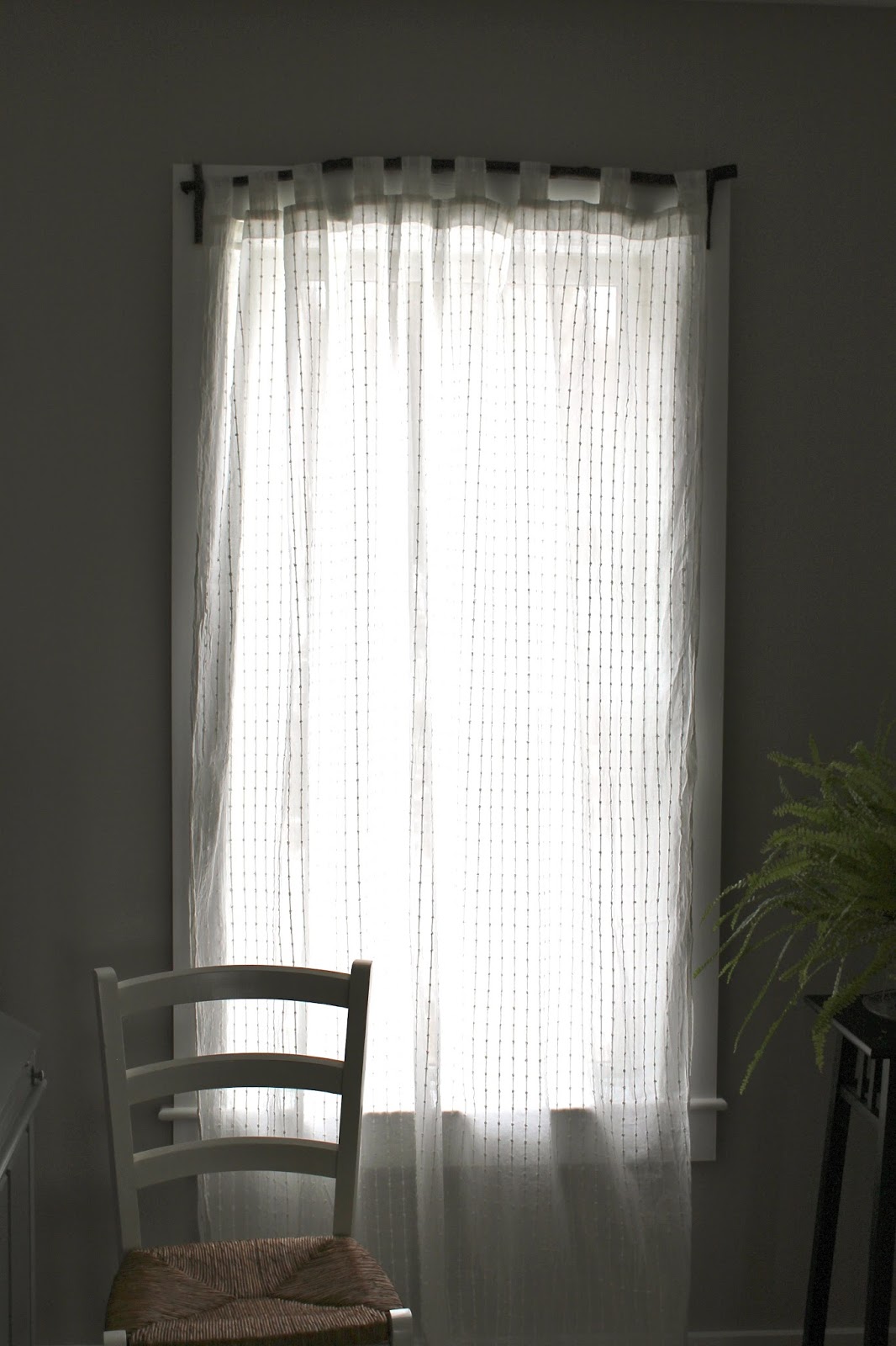 sew and sow life: birch curtain rod