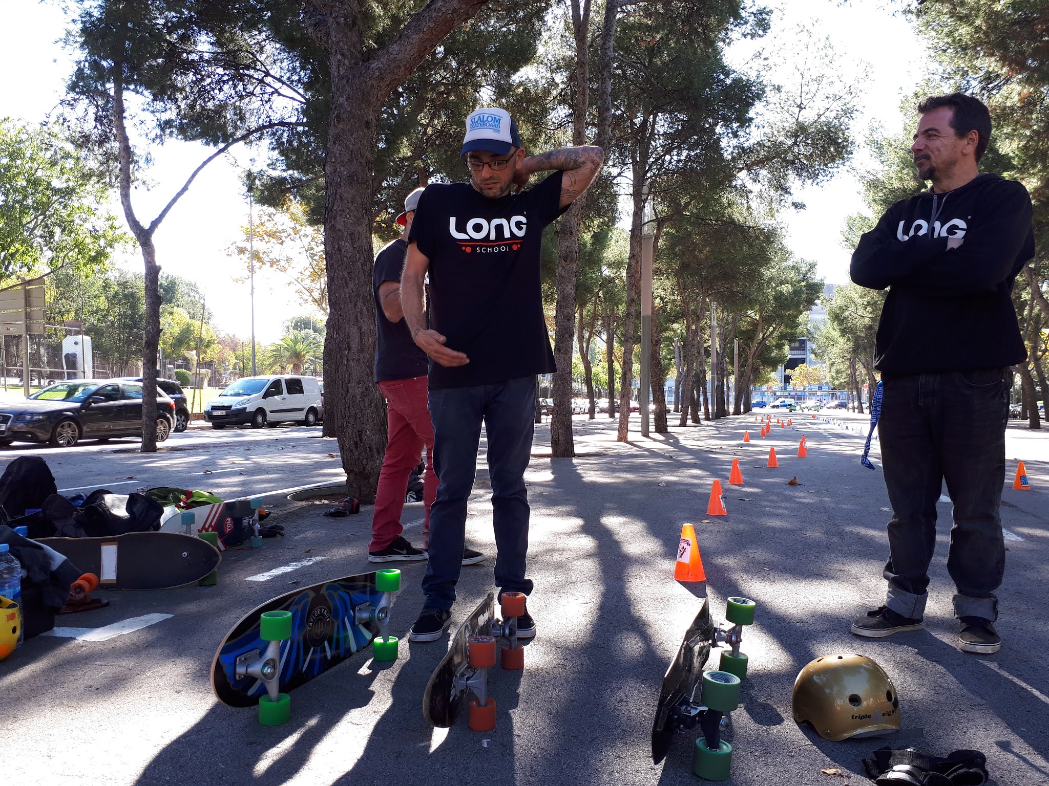 EL MÓN DE LA ESCALADA, FERRATA, LONGBOARD ... ...: SLALOM TEST LONG SCHOOL