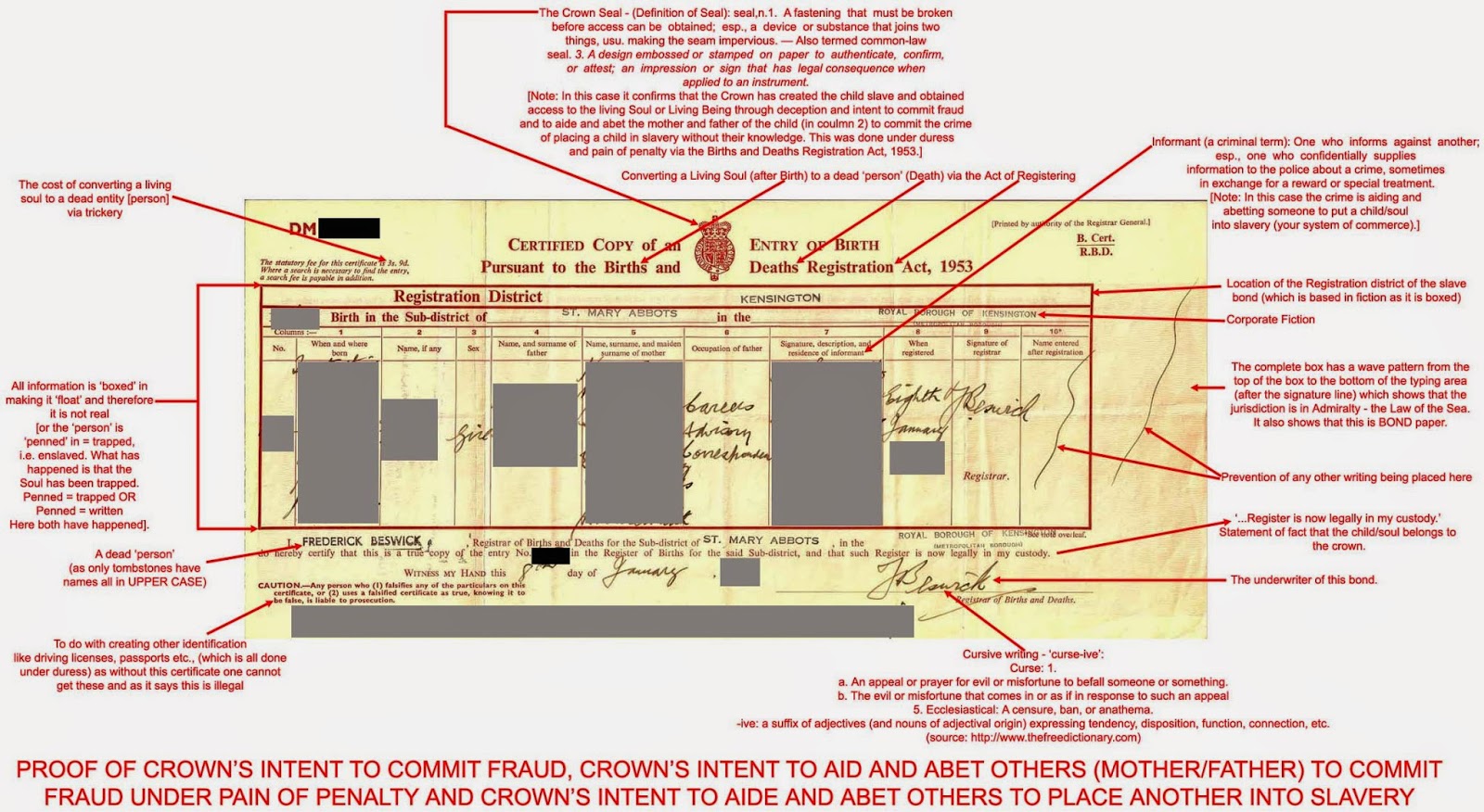 Where is the serial number on a english birth certificate - chicagolegs