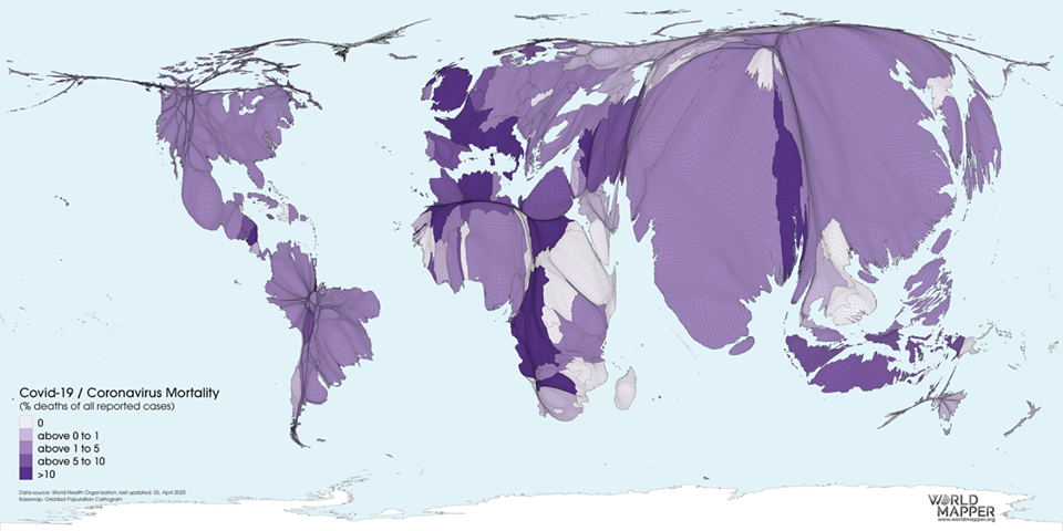 LINGUAGEM GEOGRÁFICA: ANAMORFOSE DO COVID-19