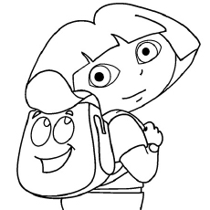 Dora Printable Coloring Pages ~ Coloring Pages