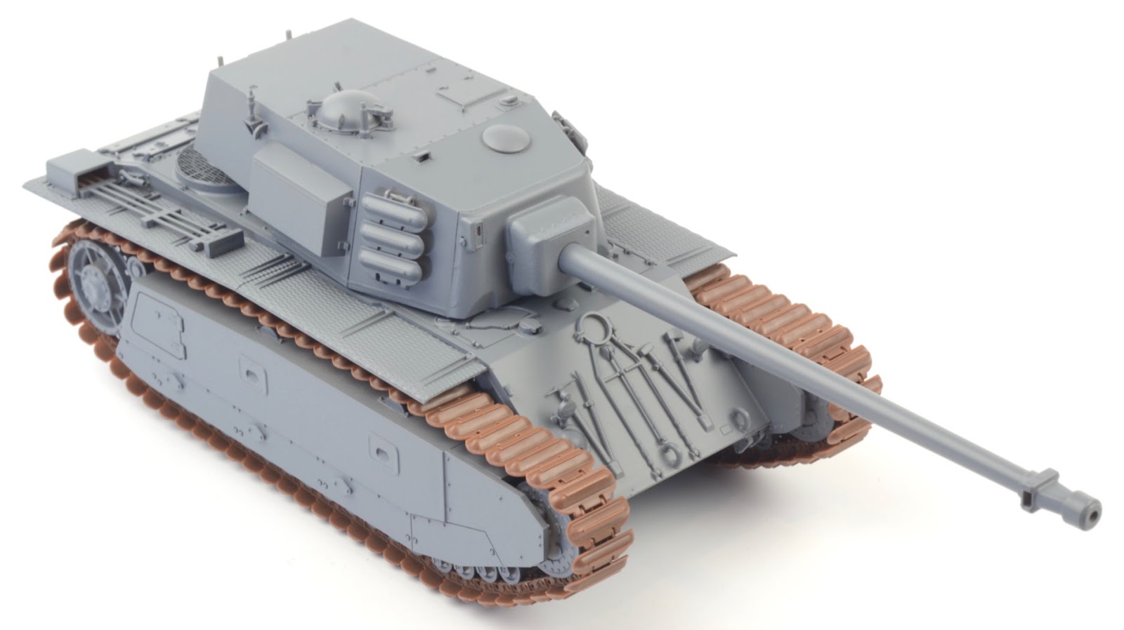 The Modelling News: Build Review: 35th scale ARL-44 Heavy French Tank ...