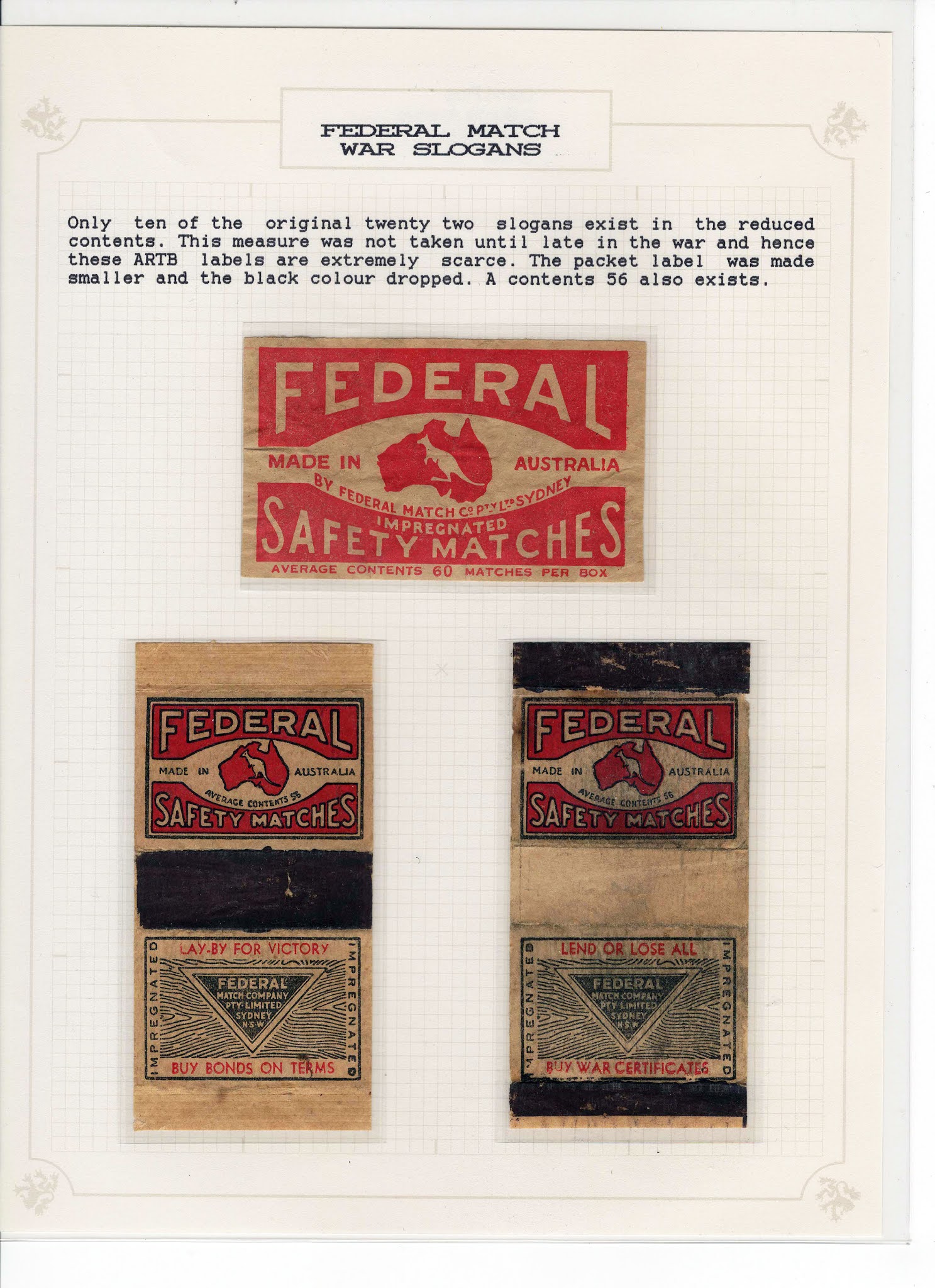 1st Online International Matchbox & Labels Exhibition: David Figg ...