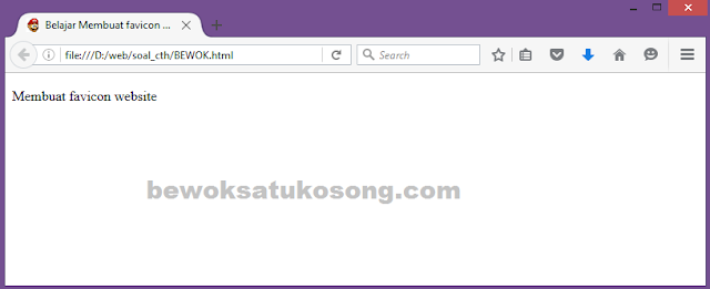 13. TUTORIAL HTML MEMBUAT FAVICON - Tutorial Programming & Digital ...
