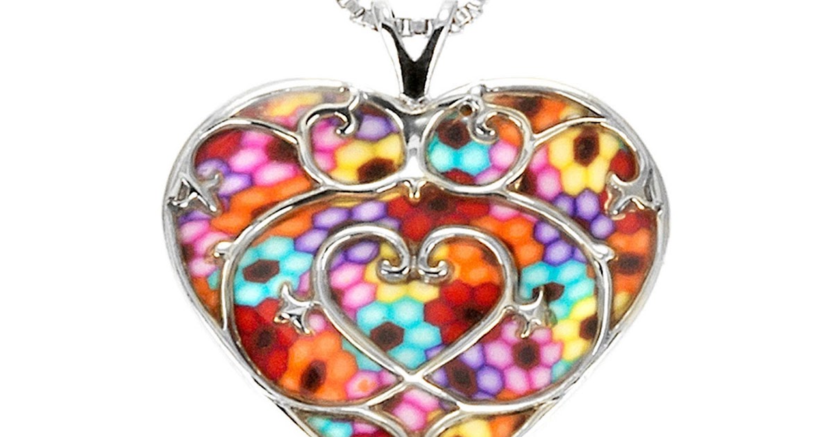 Metal Framed Polymer Clay Jewelry by FunWithMillefiori / The Beading Gem