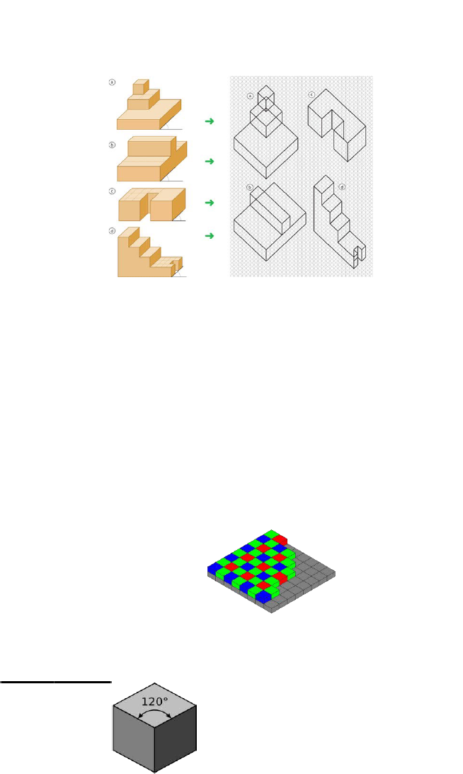 Dibujo Técnico: Perspectiva isométrica: