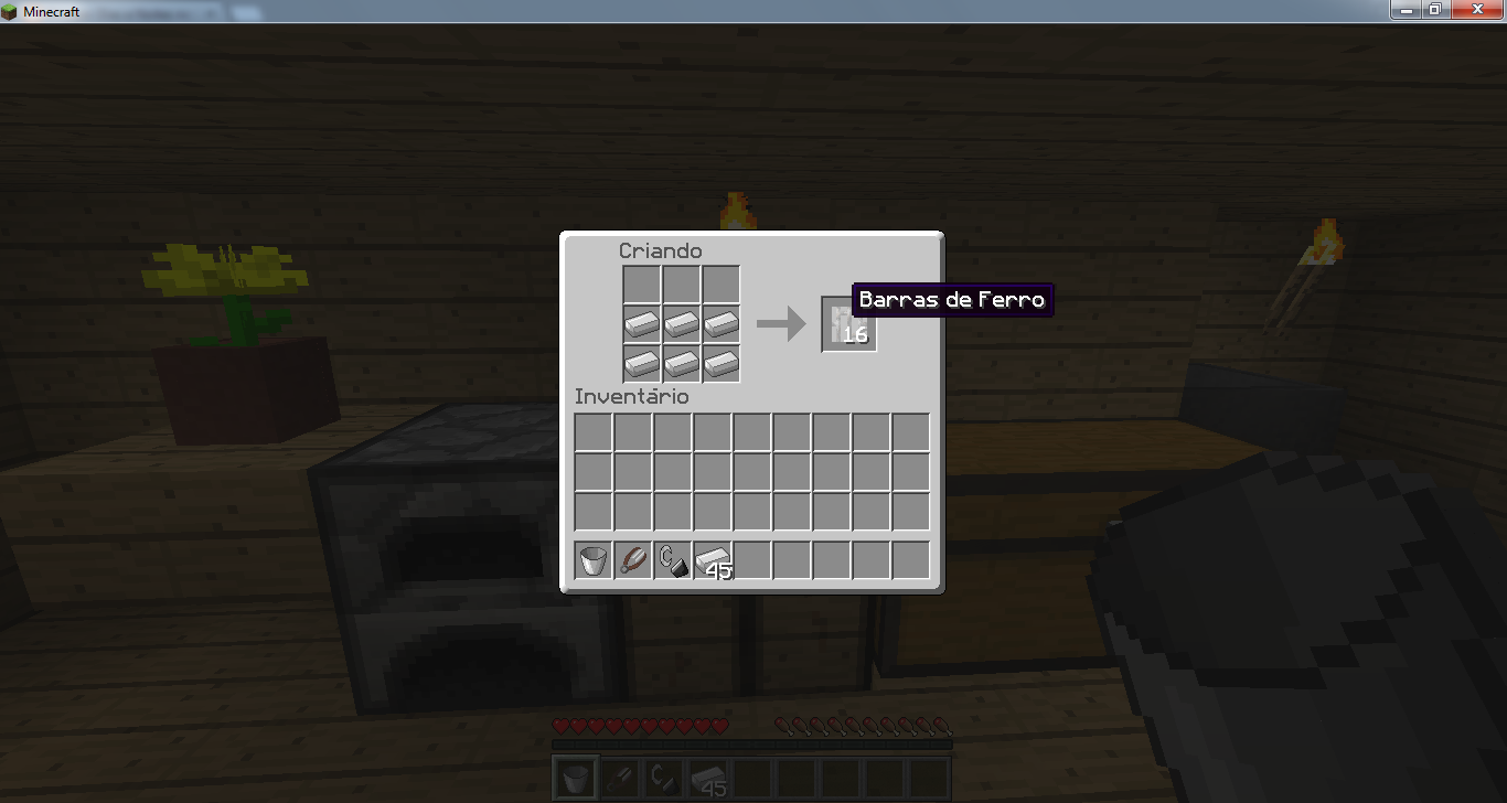 Como Fazer Cerca No Minecraft