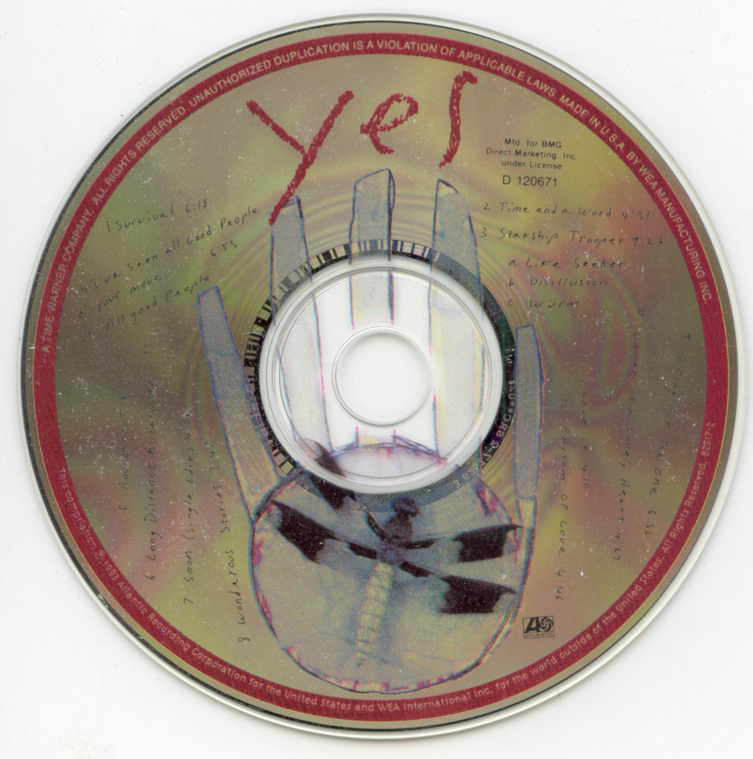 CLAVES PARA LA ASCENSIÓN, un blog de YES : 1993