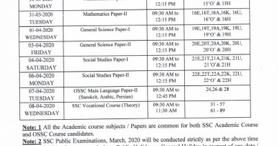 Teacher ( YOUR GURU ): AP SSC MARCH 2020 TIME TABLE