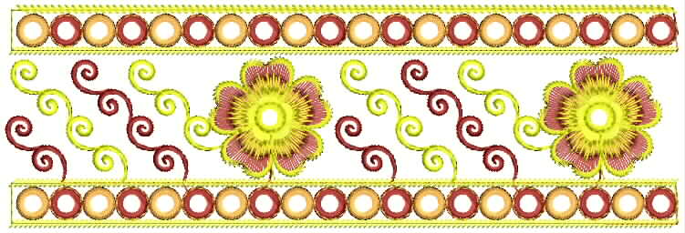 EmbDesignTube: Kuchi Tribal Headpiece, Necklace, Choker Belly Border