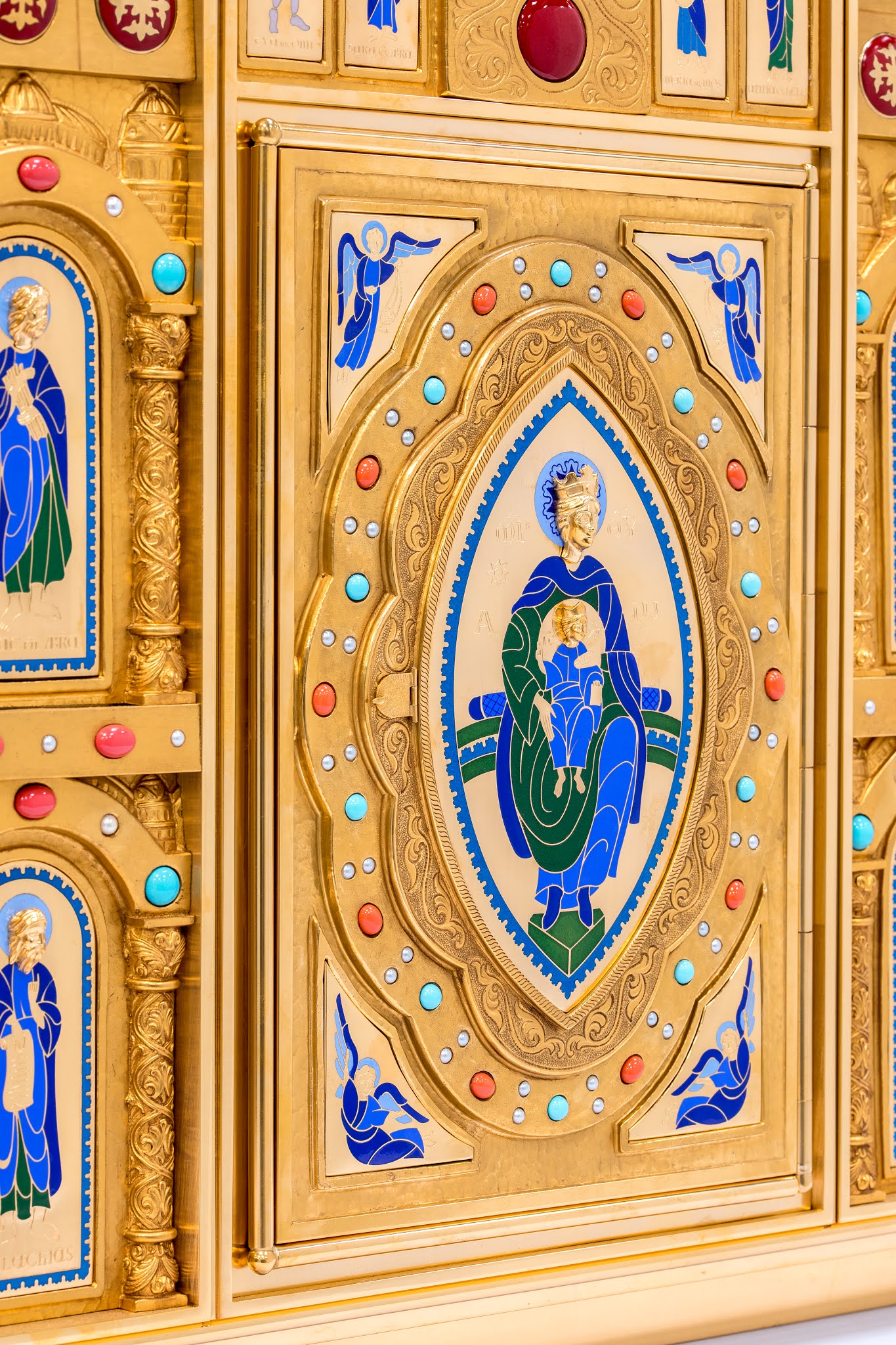 New Romanesque Tabernacle and Sanctuary Lamp by Granda Liturgical Arts ...