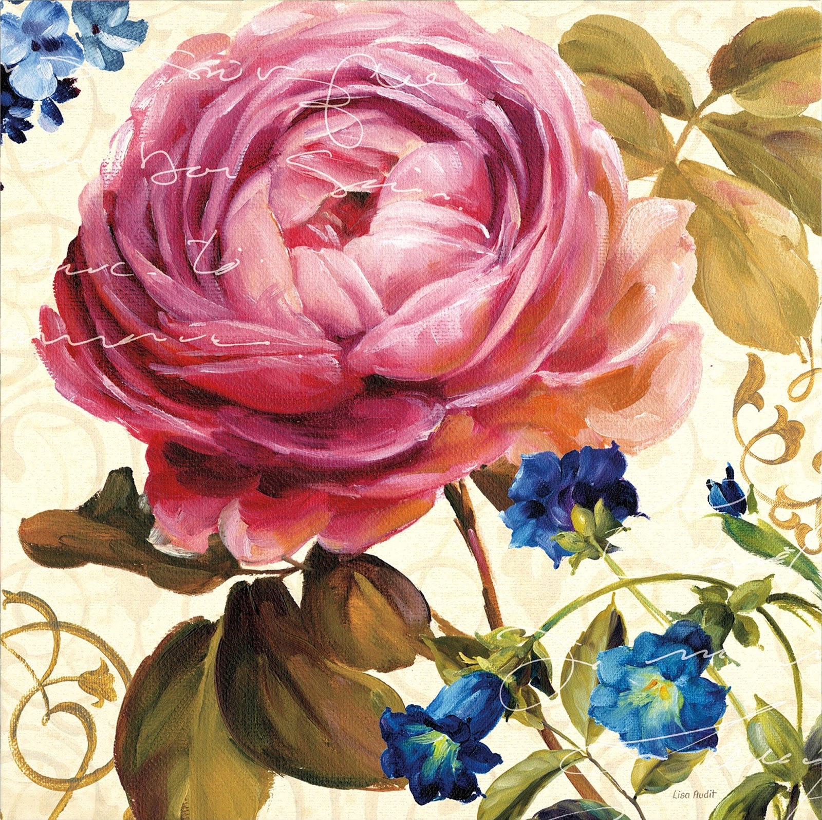 Flower Painting_By Lisa Audit_(94 item) All together | Joy Design Studio