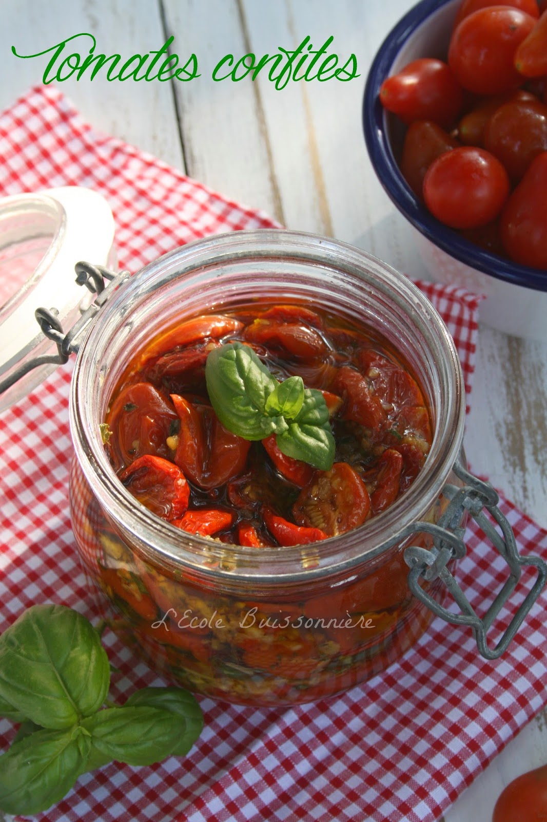 L'Ecole Buissonnière: Tomates confites