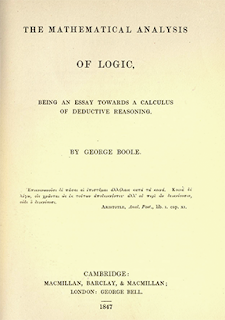 The Digital Teacher: Schools : George Boole & the Bolean theory : the ...
