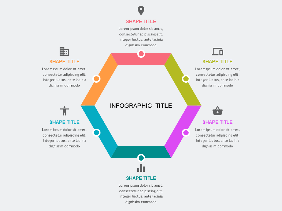 Multi Contents Polygon PowerPoint Templates - PowerPoint Free