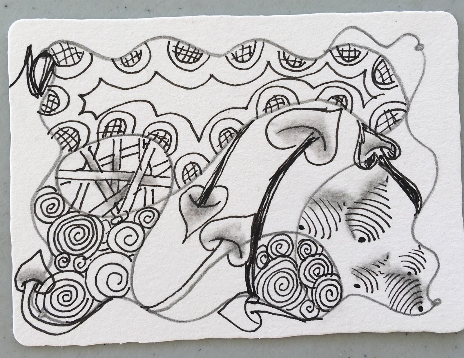 Art Room Blog: Zentanlge Walk-Up Workshop at the Workhouse in Lorton...