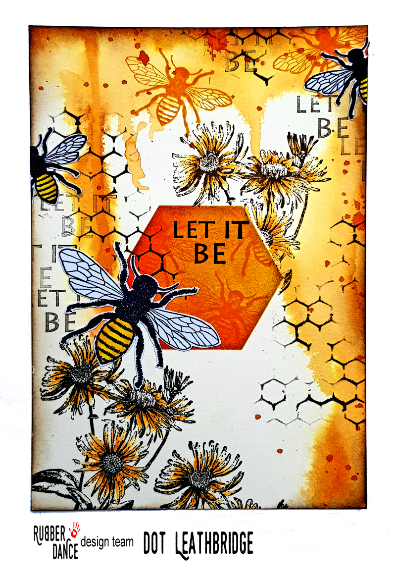 Let It Bee Art Journal Page by Dot