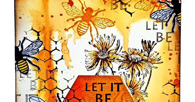 Let It Bee Art Journal Page by Dot