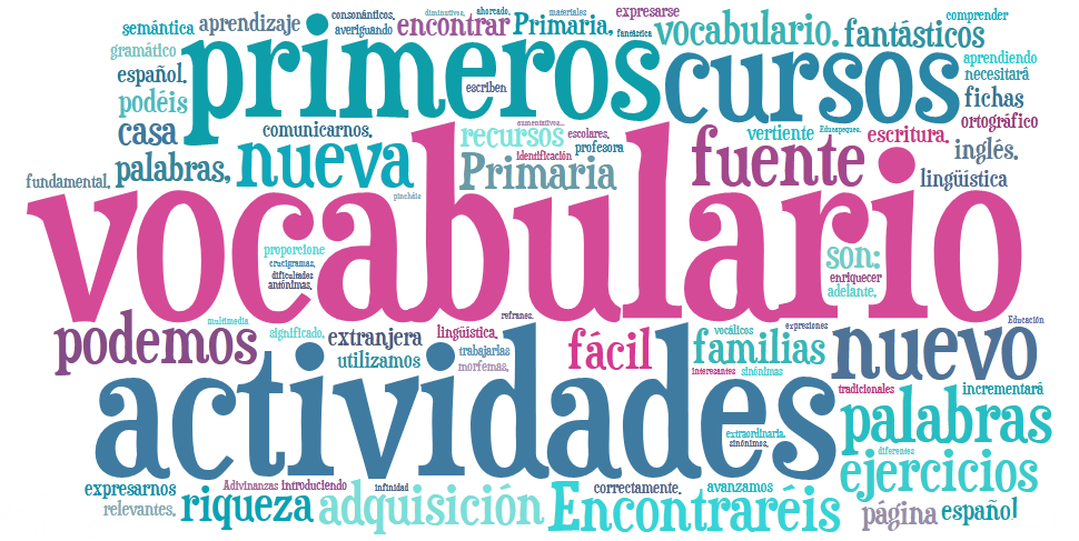 Rz. Verbal 2°grado - La Inmaculada: 8va semana: El Vocabulario