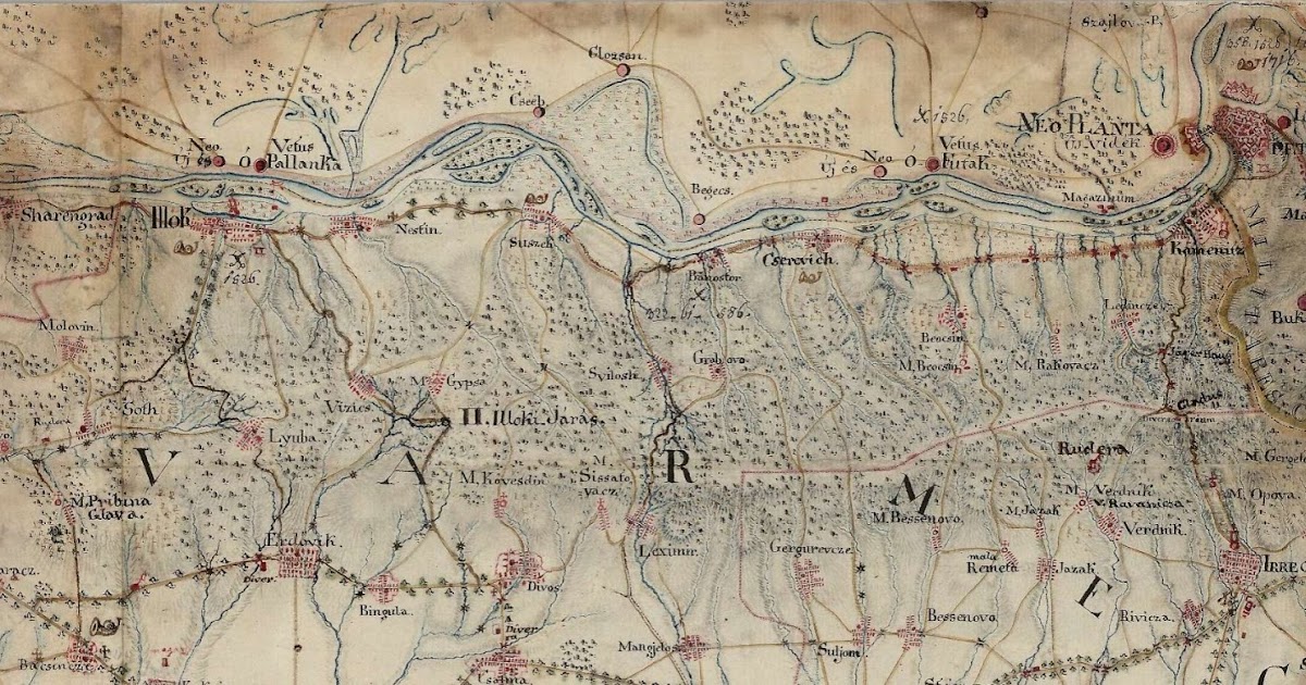 Map of SLAVONIA 1835