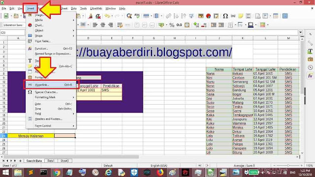 Cara Menghubungkan antar sheet diexcel - Hyperlink Antar Sheet Excel