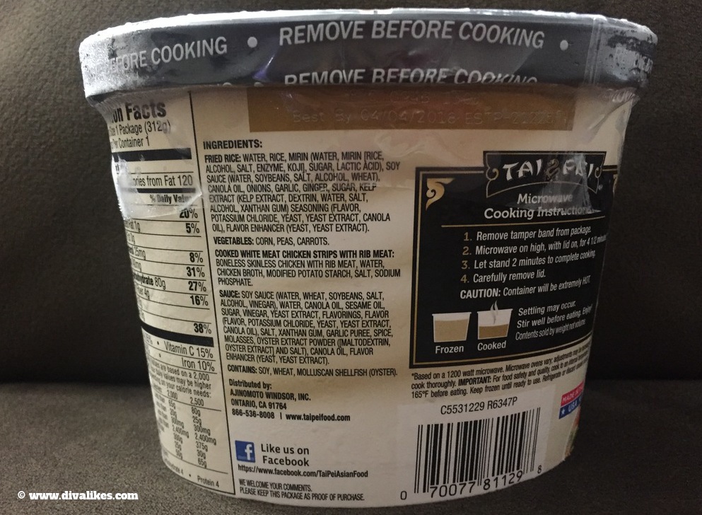 Quick & Delicious Dinner With Tai Pei Frozen Asian-Style Entrees | Diva ...