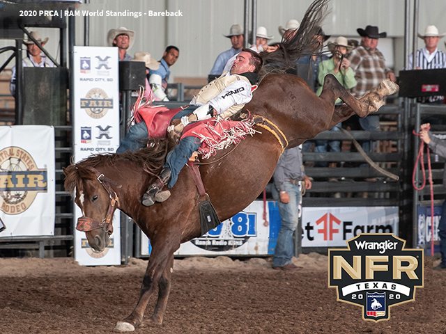 2020 PRCA | RAM World Standings - Bareback - WRANGLER NFR RODEO NEWS
