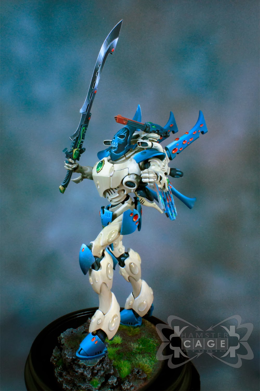 Hamster Cage Studio: Eldar Wraithknight - Alaitoc Scheme