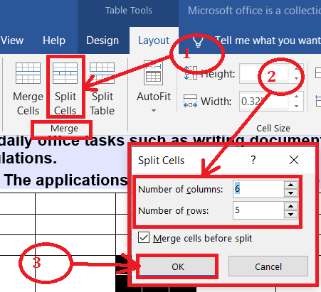 Your world in MS office: HOW TO INSERT TABLE IN MS WORD