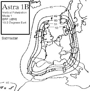 Astra Map of Europe