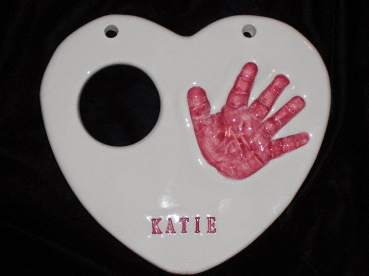 Handprints in Clay: Valentine's Day Hand and Foot Impressions