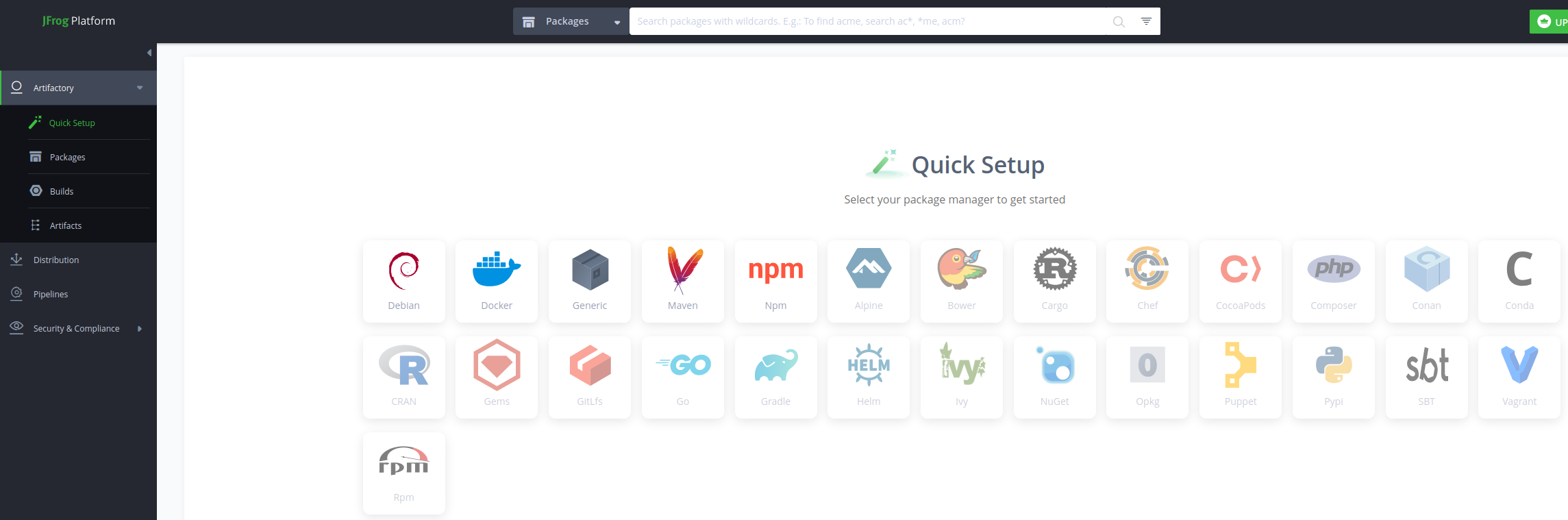 Usando JFrog Artifactory para distribuir nuestros paquetes | Dante's Lab