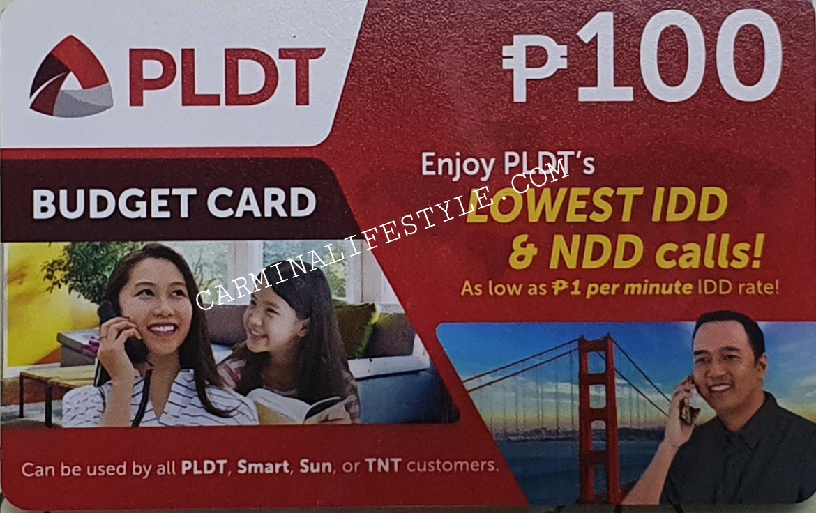 PLDT Budget Card