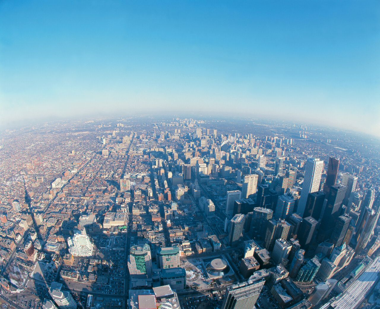 View from the CN Tower, Toronto, ON [1280x1042] (OS) : r/CityPorn