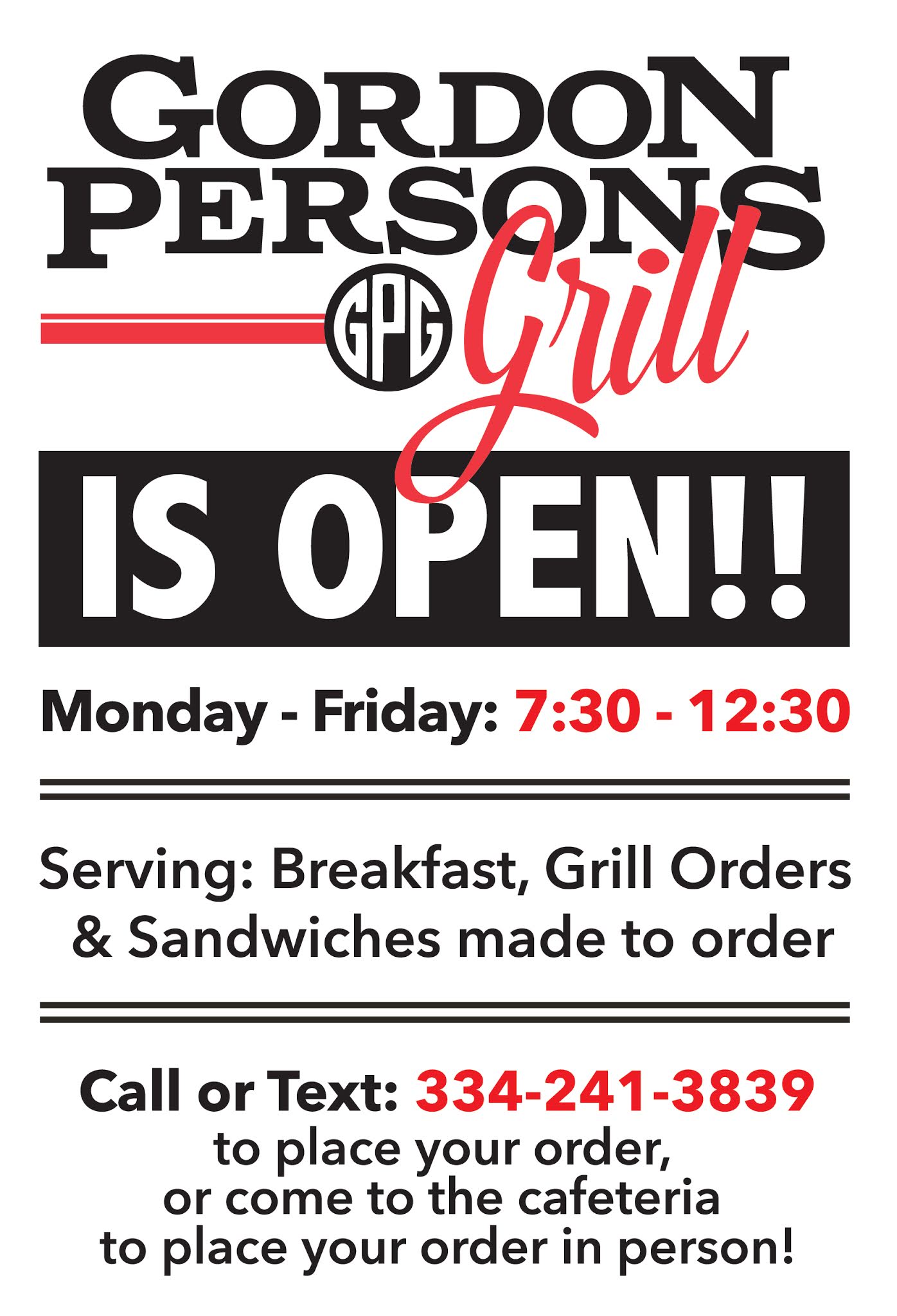 Gordon Persons Grill