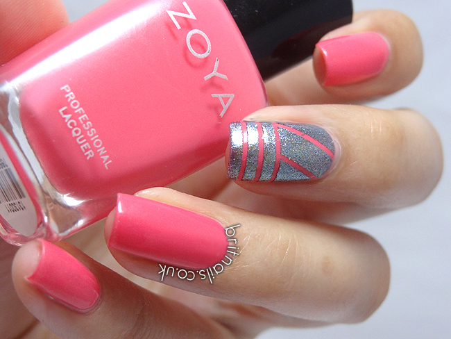 Zoya Micky and Hazel - Swatches and Nail Art | Brit Nails
