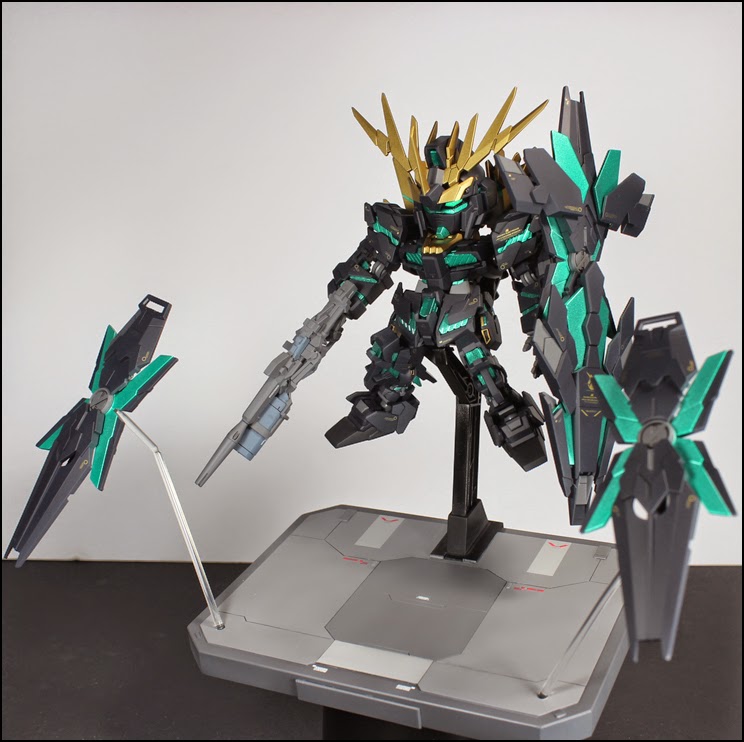 GUNDAM GUY: SD + HG Banshee Norn - Customized Build