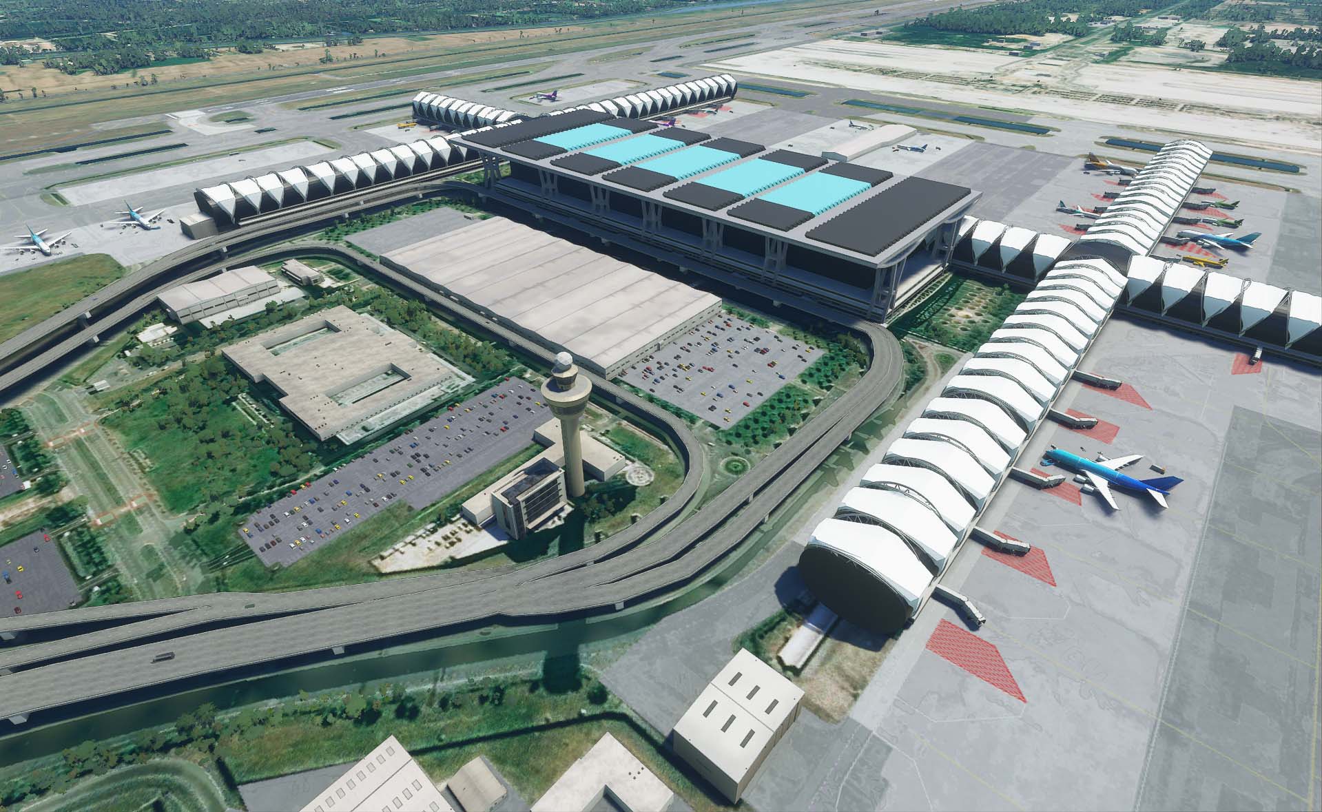 Update! MSFS2020 - Suvarnabhumi International Airport VTBS Scenery - V.6